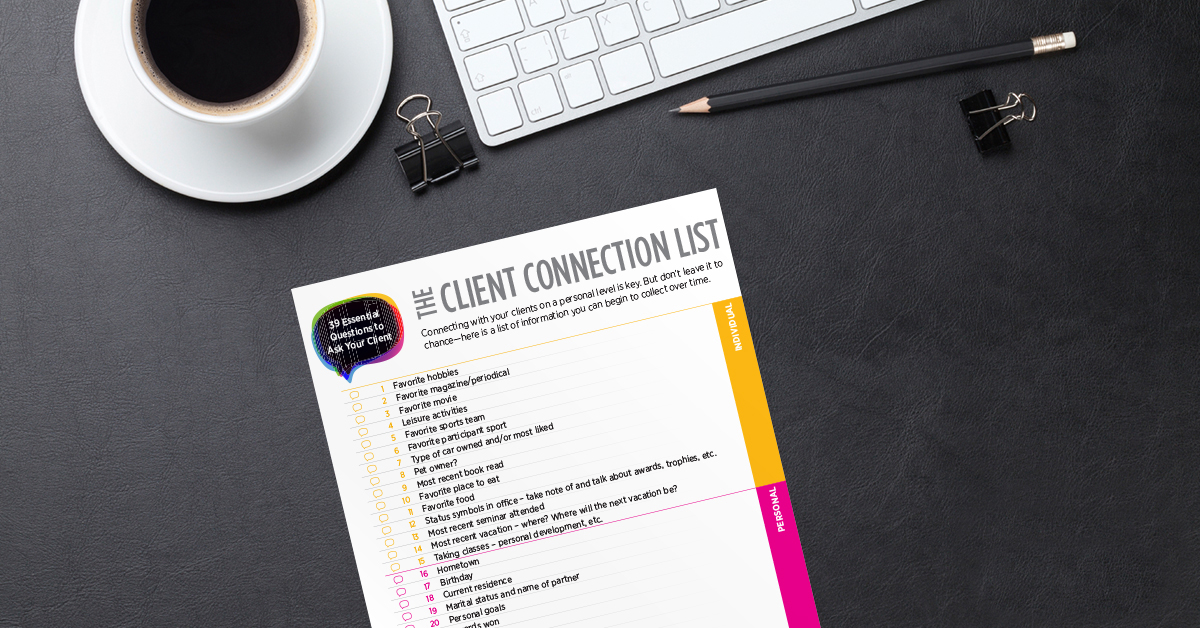 How Well do You Know Your Clients? - Buffini & Company Resources ...